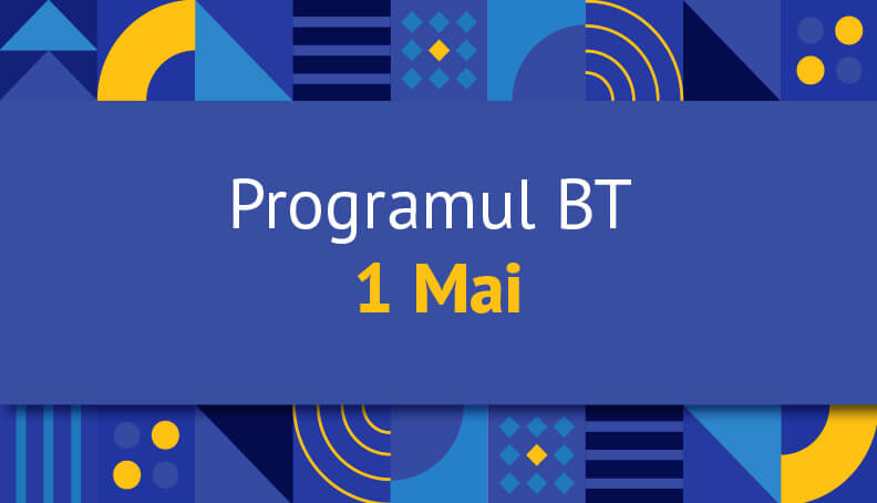 Banking la distanță în 1 Mai